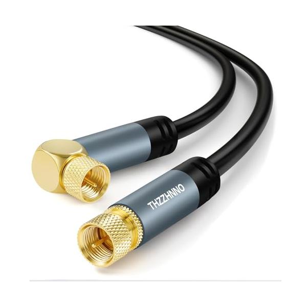 ブラック///ホワイト/3M/TV-404-3.0M・Size:3M・高性能同軸ケーブルは3Mで、RG6ケーブルFネジと9.5mm IEC TVプラグと互換性があります。外側のシェルは金メッキリンカーで、データ転送の安定性と耐久性があります...