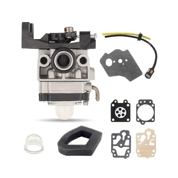 GX25系・Style:GX25系・パッケージ個数:1・?Honda(ホンダ) GX25 系キャブレターの互換品です。・?ダイヤフラム・燃料ホース・プライマリーポンプ・エアークリーナエレメント・ガスケット など修理に便利なパーツがセットにな...