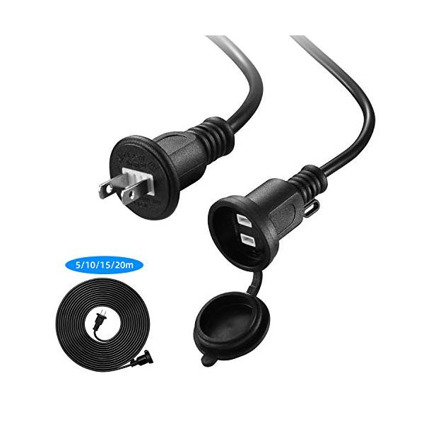 ブラック/3m/-・Size:3m・パッケージ個数:1・●12A 125V 最大1500Wまで ●コード：VCT 1.25mm2×2芯 ●差込口1個・●主な材質：銅、PVC樹脂、ユリア樹脂（差込プラグ内部）●耐トラッキングカバー付きプラグ・...