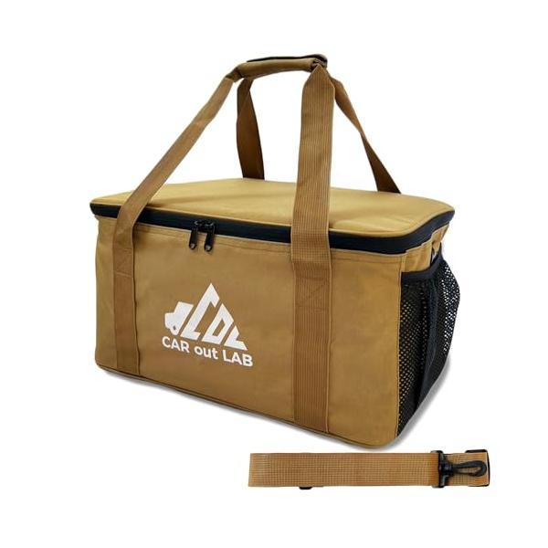 ベージュ/40×27×20cm/001・??サイズ40×27×20cm・??材質製品本体には高い防水性を誇る高密度600Dオックスフォード生地を使用。内側にはレインウェアなどにも使われているPEVA素材を利用し防水性をUP。発砲ポリエチレン...