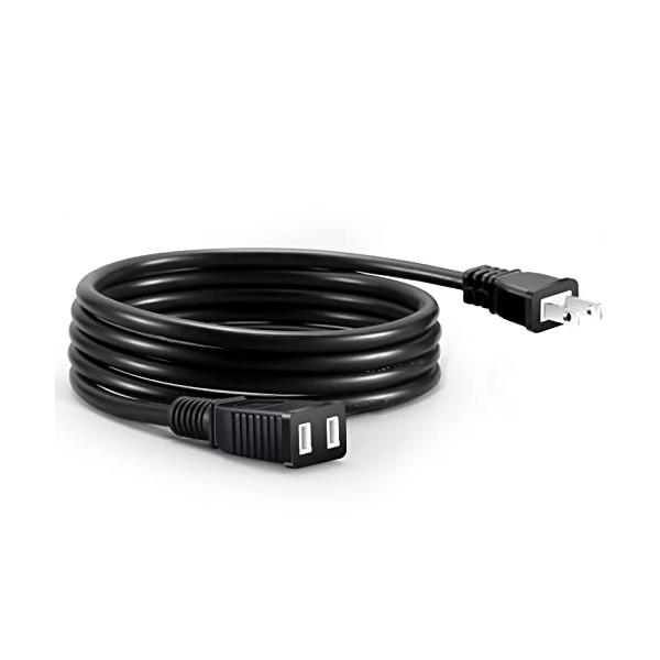 ブラック/5m/延長コード・Size:5m・延長コード ●12A 125V 最大1500Wまで ●コード：VCT 1.25mm2×2芯 ●差込口1個・電源コード ●主な材質：銅、PVC樹脂、ユリア樹脂（差込プラグ内部）●耐トラッキングカバー...