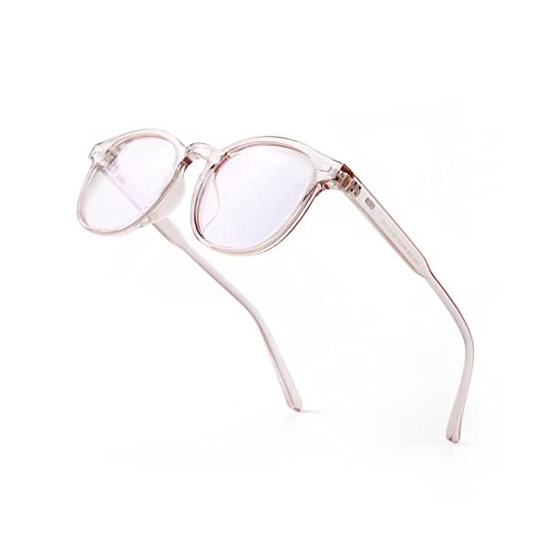 モダンクリアブラウン/M/P638L・Color:クリアブラウン・ブルーライトカット眼鏡は、目に有害なブルーライトを的にカットします、紫外線を99%カットできます。テレビ、コンピューター、PAD、携帯電話などのLEDデジタルディスプレイ機器...