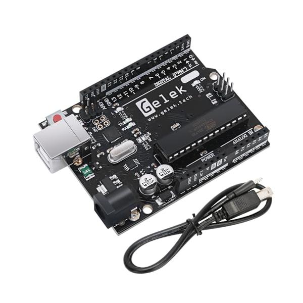 Type-C ケーブル/-/-・パッケージ個数:1・Arduinoと互換性があります、 TypeCでパソコンに接続。・公式バージョンと同じのATmega328PとAtmega16u2です。・簡単で使い易く、且つ厳しい出荷テストを経て、高い信...