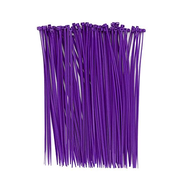 ケーブルタイ結束結束バンド100ブラウンパープル/-/B-OA11-A・Color:100ブラウンパープル・ヘッドおよびバンド全体が丸く滑らかに成形されているため、作業時に手を傷めることがなく、電線の被覆を傷つけません。・ロック爪は頑丈で強...