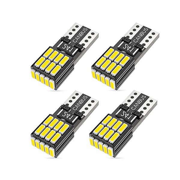 ・  4個・・Model:4個・【改良型 LEDバルブ】：自動車適用. ポジションランプ、ルームランプ、ナンバー灯、メーターランプ、ライセンスランプ、コーナリングランプ 、クリアランスランプ、ドアライト等幅広く対応しています。「改良範囲」１...