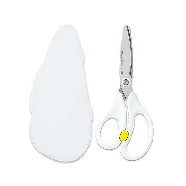 子供向けパッケージ・ホワイト 1個 (x 1) SC-145AW・・Color:ホワイトStyle:子供向けパッケージ・根本から刃先までサクサク切れる! ベルヌーイカーブ刃搭載の持ち運び用の食事はさみ。・細菌の増殖を抑制する抗菌仕様! 食洗...