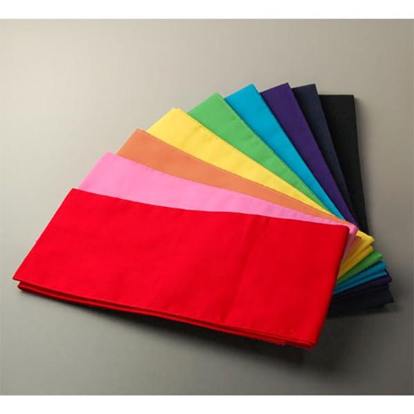 ナイス地でできた、締めやすい「飾り帯」です。忍者衣装の帯の上に簡単に締めることが出来るので、衣装の色に合わせて、9色の中からオリジナルにコーディネートして下さい。飾り帯1本で素敵に変身できます。「飾り帯」は腰に1回まわして片結びし、残った部...