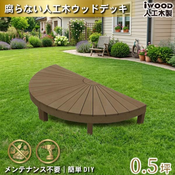 ※オリジナル人工木 iwood は、防腐も防虫も一切不要！10年経っても経年劣化によるパリパリ割れたり、表面がベタベタしたり、白く粉が浮き上がったりもありません！商品寸法(単位：約mm)：φ180幅900×奥行900×高さ280×2台材質：...