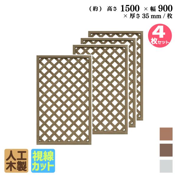 オリジナル人工木 iwood は、防腐も防虫も一切不要！10年経っても経年劣化によるパリパリ割れたり、表面がベタベタしたり、白く粉が浮き上がったりもありません！商品寸法(単位：約mm)：　幅900×奥行35×高さ1500材質：　アイウッド人...