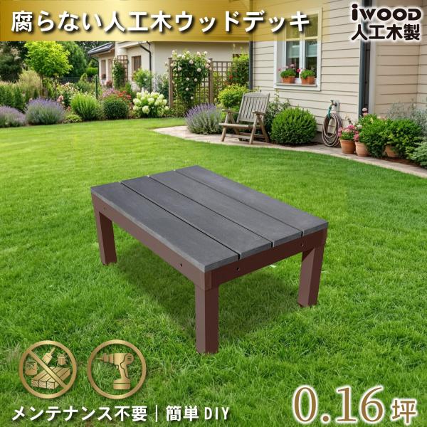 ※オリジナル人工木 iwood は、防腐も防虫も一切不要！10年経っても経年劣化によるパリパリ割れたり、表面がベタベタしたり、白く粉が浮き上がったりもありません！商品寸法(単位：約mm)：幅900×奥行598×高さ400?440材質：アイウ...