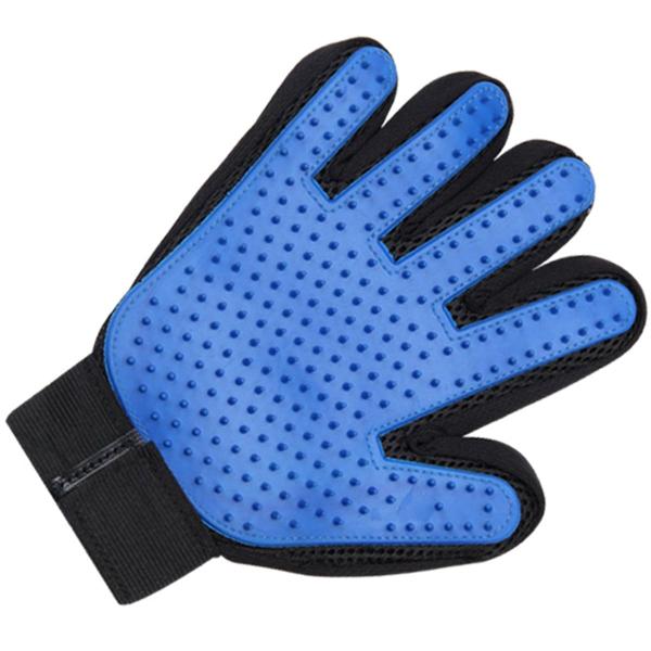 ◎【安全で優れる素材】このモデルブラシ手袋は高品質環境に優しいTPR＋通気性のあるメッシュ布・無毒且つ無味・ペットが舐めても大丈夫です。素材が適度な柔らかさです◎【ウェット＆ドライ兼用ペットブラシ】259個の櫛歯は柔らかくて硬くて適当です、...