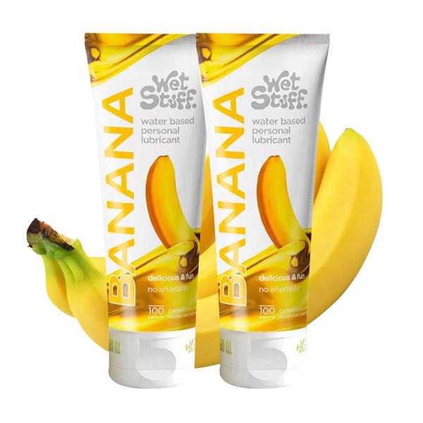 【シートマスク 2枚プレゼント〜先着5名様限定】バナナ潤滑剤ゼリー、食べる潤滑 ゼリー、水溶性 低刺激 潤滑ローション、ピュアボタニカルフォーミュラ、ラブ グッズ ゼリー 1本100ml【2本セット】◎【舐められるローション 潤滑】私たちの...