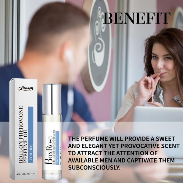 ユニセックス-大人用 10ml ロールオン香水オイル ローズマリー配合 、男性と女性の液体フェロモンアロマテラピー、ロマンチックなムードのためのセクシーな香り、ハロウィーン、クリスマス、感謝祭に最適、男女兼用の香水
