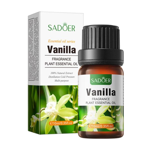 【2本セット】バニラ精油、アロマ トリートメント オイル、ボディマッサージ、フェイスケア、ヘアケア、デイリーアロマ、マッサージ アロマ オイル、無添加無香料 100%天然成分、マッサージオイル 水溶性、フェムケア オイル (1本10ml/2...