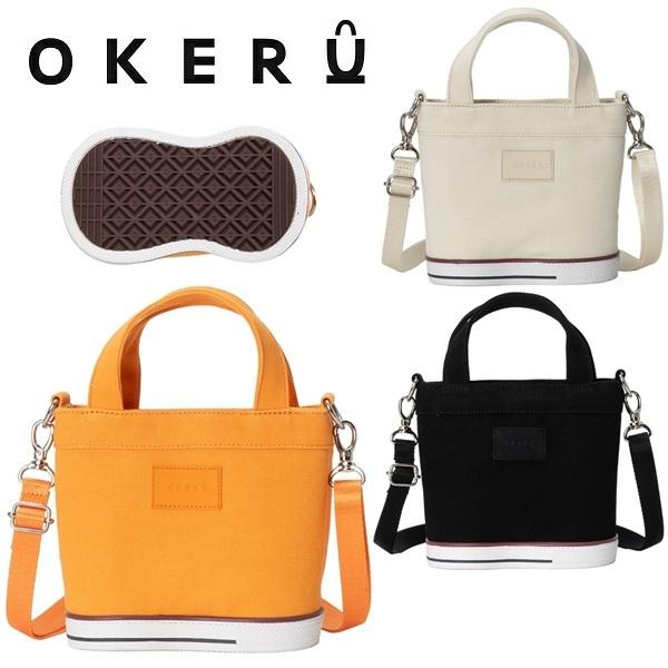 ■商品情報OKERUの定番モデルTYPE-Cのミニモデルがついに登場。上質なコットンの帆布素材と、トリコロールのライン入りゴムソーはそのままに、子供靴サイズにミニマム化。ポーチとしての用途はもちろん、普段使いのファッション雑貨としても遊び心...