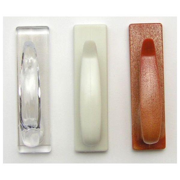 ふさかけ/タッセルホルダー/シンプルタイプ激安プラスチック製房掛け(ふさかけ)ワンタッチシール式で壁を傷つけず、道具なしで簡単便利に取り付け可能です。カラーは３色ご用意いたしました。