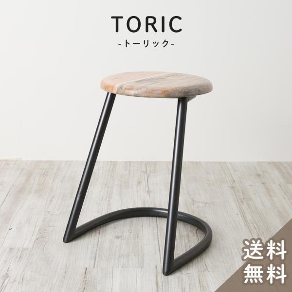 スツール おしゃれ 木製 アイアン 丸椅子 チェアー イス トーリック TIS-4無垢のアカシアウッドとアイアン脚の組み合わせがおしゃれなスツール。■商品名インド製 スツール トーリック■サイズ座面直径：300mm脚部高さ：425mm座面厚...