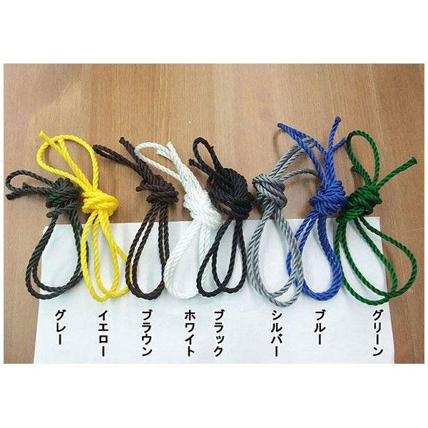 ネット（網）の固定・取付に！■寸法：4mm×1m(必要ｍ数を個数として入れてください)■材質：ポリエチレン■カラー：グレー・イエロー・ブラウン・ホワイト・ブラック・シルバー・ブルー・グリーン出荷■注意：返品・交換できない商品です