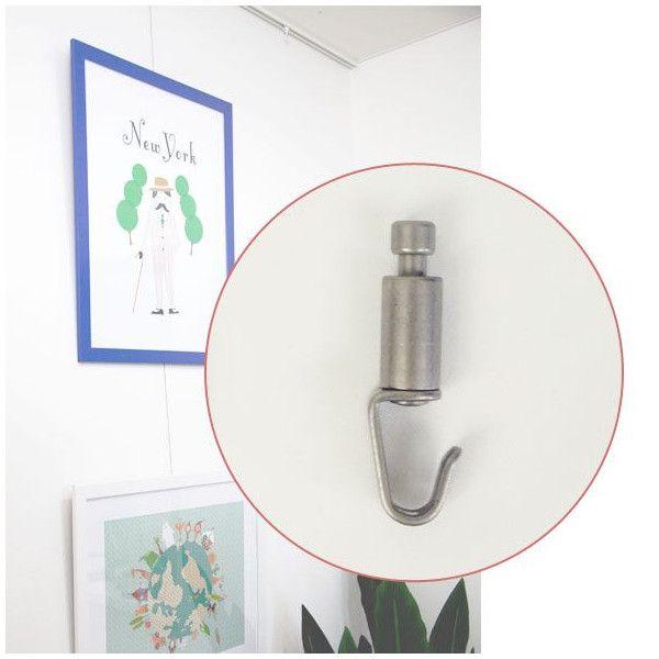 商品名:ピクチャーレール　ルーミー　SHYハンガー追加フック耐荷重:30kg重量：25g材質：真鍮摘要：日本製