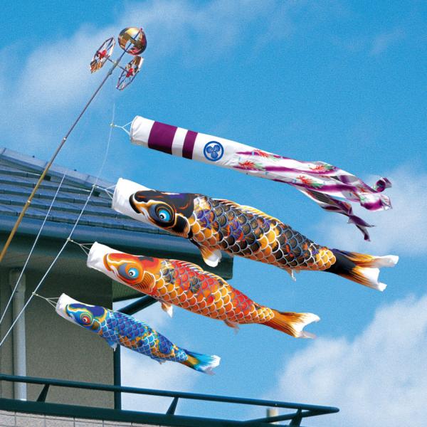 格子タイプのベランダにはこれ！ベランダ鯉のぼりのベストセラー！格子タイプのベランダに適した取り付け金具が付属します。格子の間隔が13cmまでと、格子の太さが3mまでのものに取り付けられます。取り付けは至って簡単です。完成時のポールの角度は3...