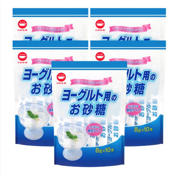 ヨーグルトや冷たい水にもサッと溶けるフロストシュガーのスティックタイプ。手で簡単に切れるので忙しい朝にピッタリです。特徴1：溶けやすい冷たい水にも短時間でサッと溶けます。粉糖のように溶かす際にダマになりません。特長2：泡立ちやすいクリーム類...