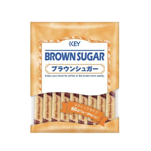 やさしい甘さでコーヒーの風味とコクを更に引き立てます。1本3ｇの使いきりサイズで、残さず無駄なく使えます。◆内容量 3g×20本◆原材料名 原料糖