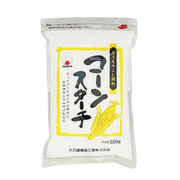 コーンスターチはとうもろこしから作った澱粉です。お料理やお菓子作り等幅広い用途でご利用いただけます。◆原材料名とうもろこし澱粉（国内製造）／酸化防止剤（無水亜硫酸）◆栄養成分表示(100gあたり) エネルギー　354kcal、たんぱく質　0...