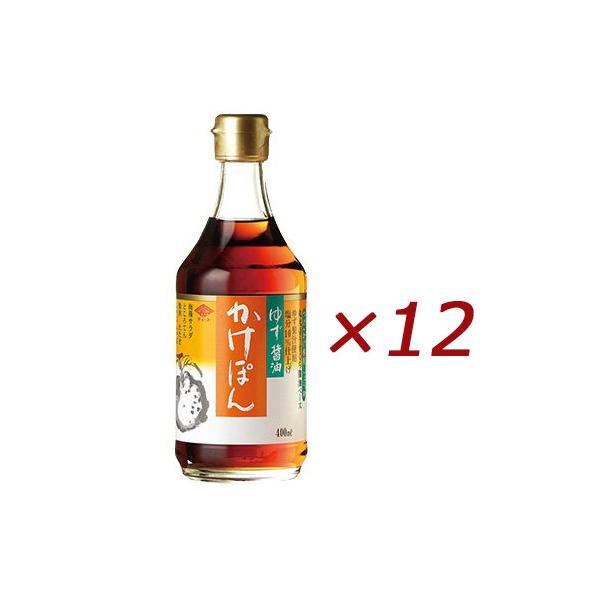 【風味豊かなゆずの香りのぽん酢しょうゆ。塩分控えめ10%仕上げ】「チョーコー ゆず醤油 かけぽん 400ml」は、本醸造丸大豆うすくち醤油をベースに高知県産のゆずの果汁を加えた、ゆず風味のぽん酢しょうゆです。風味豊かなゆずの香りのマイルドな...