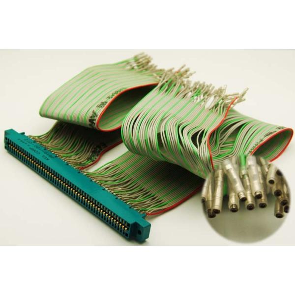 在庫処分品KEL 4610-100-012オカノ電機製のインサーキットテスタ用（ピンボード）にご使用いただけます。配線ASSY済み。配線末端は、圧着端子仕様。（プローブピン用の丸型圧着端子）未使用品。配線長さ：40cm配線にはプローブピン接...