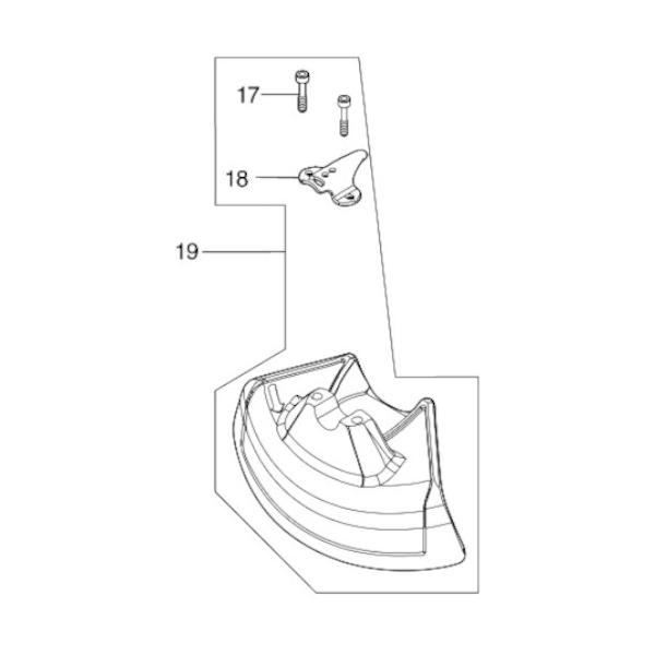 マキタ makita 40Vmax 充電式草刈機 MUR005GZ用 プロテクタアッセンブリ 125478-7新品になります。40Vmax 充電式草刈機 MUR005GZ用 プロテクタアッセンブリ 125478-7本品は部品だけの販売ですご...