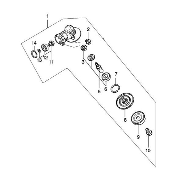 マキタ makita 充電式草刈機 MUR369ADZ 用 ギヤケースアッセンブリ Ｊ127537-3新品になります。充電式草刈機 MUR369ADZ 用 ギヤケースアッセンブリ Ｊ127537-3本品は部品だけの販売ですご注意ください。※...