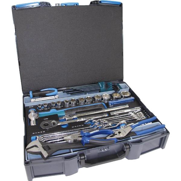 メーカー品番：54032JANコード：4712818918786●差込角(DR)：1/2●商品点数：35点●ケースサイズ外寸(mm)：W455×D370×H110●ケース材質：ABS樹脂●質量(kg)：9.3●耐荷重(kg)：15(1個)●...