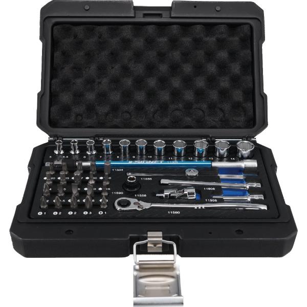 シグネット SIGNET 11722 1/4DR 38PC ソケット＆ビットセット（6角）品番：11722新品になります。JANコード：4712818932942●差込角(DR)：1/4●ソケット全長(mm)：25(※5~7mmは全長24....