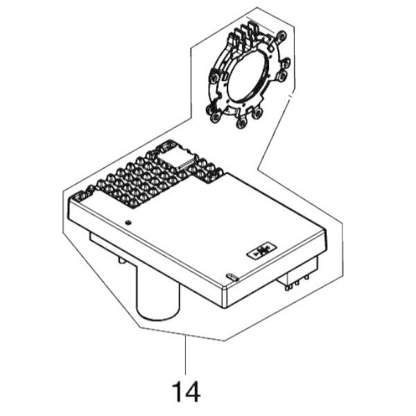 マキタ makita 18V 350mm 充電式チェンソー MUC357DZ用 コントローラ 620J78-3新品になります。18V 350mm 充電式チェンソー MUC357DZ用 コントローラ 620J78-3本品は部品だけの販売ですご...