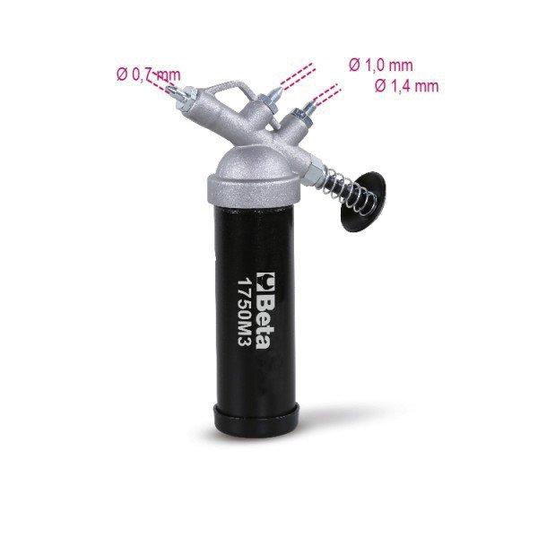 BETA ベータ 1750M3 ミニグリスガン ノズル交換式 (3サイズ) 品番：1750M3新品になります。商品コード：000568000348メーカーコード：000568メーカー名：BETA(ベータ)メーカー品番：1750M3商品名：1...