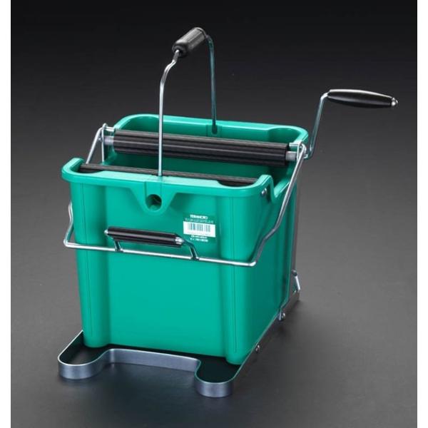 ESCO エスコ 310x320x284mm/14L モップ絞り器 EA928AB-18新品になります。簡単な操作で手を汚さずに、モップ糸を洗う・絞るの両方の作業が行えるハンドルタイプのモップ絞り器仕様メーカーテラモト容量14L重量約3.4...