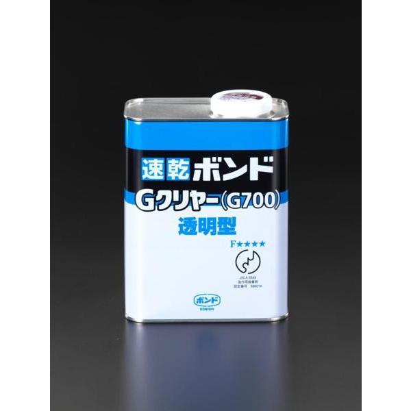 ESCO 1.0Kg [速乾]工業用ボンド(ごむ・皮革・ウレタン)　EA935KF-2A新品になります。 内容量1kg速乾性 速乾・透明型の一般工業用接着剤ゴム、皮、ウレタンフォーム、各種繊維、紙など軟質材の風合いを生かす接着に適しますJI...