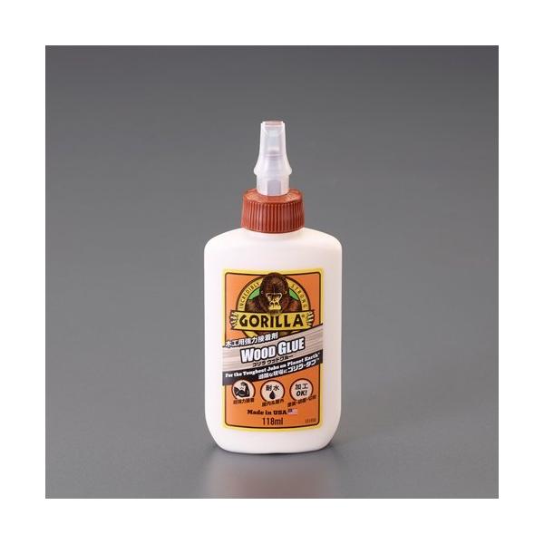 ESCO エスコ 118ml 木工用超強力接着剤 EA935KL-1新品になります。仕様内容量118ml使用温度範囲-18〜66℃硬化時間1〜2時間（12℃以上）可使時間5〜10分完全硬化24時間硬化後色調自然な木材色重量152gサイズ63...