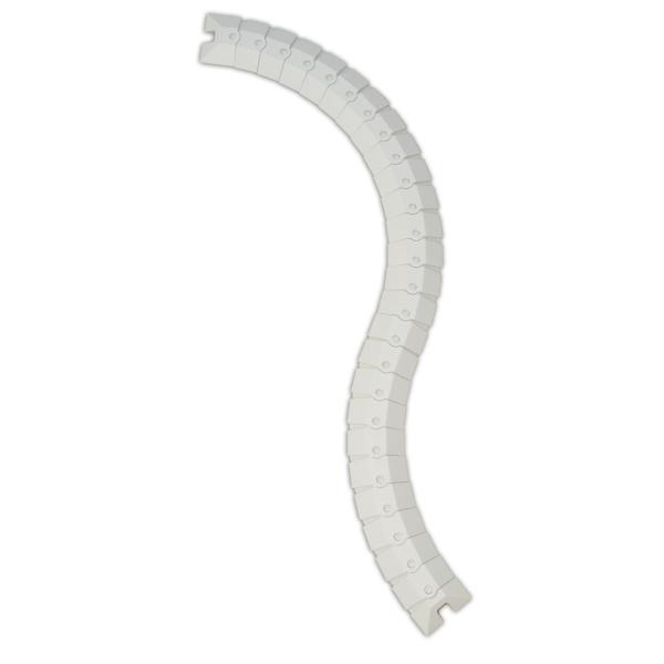 ESCO エスコ 76x19mmx1m ケーブルプロテクター(灰) EA983PL-3新品になります。仕様サイズ76(W)×19(H)mm全長1m内部開口サイズ19×9.5(H)mm重量700g参考耐荷重約14t1ピース毎に取付可能で長さ調...