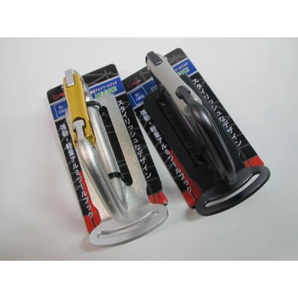 カラビナ　インパクト　アルミフック　SL-CSGO　SL-CBSI　２個セット新品になります。・カラビナ　インパクト　アルミフックSL-CSGO・カラビナ　インパクト　アルミフックSL-CBSIスタイリッシュなデザイン軽量アルミツールフック...