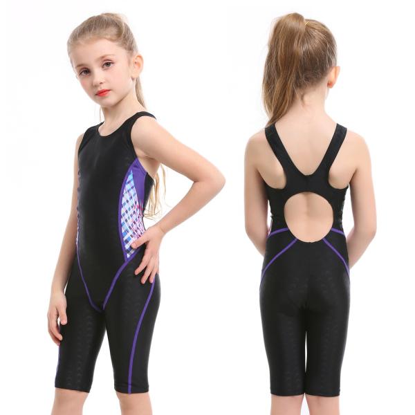 競泳水着 ジュニア女の子 フィットネス 水着 子供 オールインワン スイミング スポーツ 水着 スイムウェア トレーニング 水泳 ジム プール スパッツスーツ　9003・体にフィットして動きやすい、伸縮性に優れた生地です。・乾きやすく、通気...