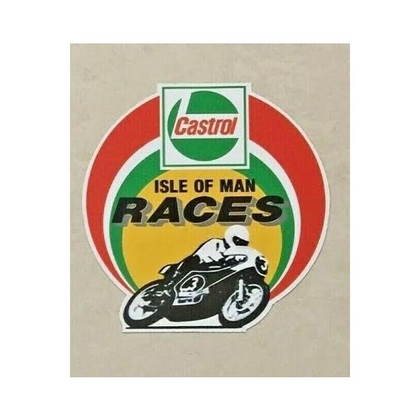 こちらのお品は、マン島 Isle Of Man カストロール のステッカーになります。マン島 Isle Of Man カストロール デザインのカッティングステッカーです。マン島TTレース（Isle of Man TT）は、イギリスとアイルラ...
