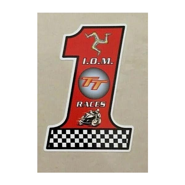 こちらのお品は、マン島 Isle Of Man TT レース No.1 のステッカーになります。マン島 Isle Of Man TT レース No.1 デザインのカッティングステッカーです。マン島TTレース（Isle of Man TT）は...