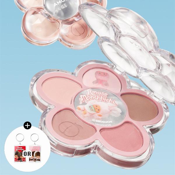#商品の特徴 : POINT魅力あふれる「AMUSE × モンチッチの限定コスメ フローラアイパレット」は、華やかな色合いで目元を彩る特別なアイシャドウパレットです。韓国コスメの洗練された技術と、愛らしいモンチッチのデザインが見事に融合し、...