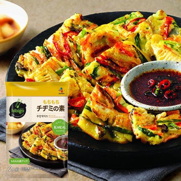 #商品の特徴 : POINTビビゴのチヂミの素は、家庭で本格的な韓国料理を楽しむためのマストアイテムです。302gのこのキットは、2人前分の絶品チヂミを簡単に作ることができ、忙しい日の夕食や特別な日のメニューにもピッタリ。使いやすい調理方法...