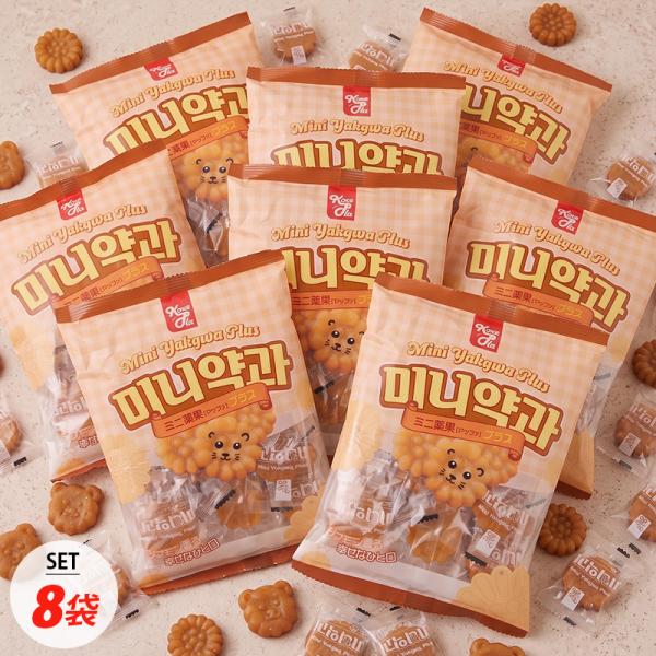 #商品の特徴 : POINT[KorePla] ミニヤッカは、伝統的な韓国のお菓子を手軽に楽しめるミニサイズの薬菓です。個包装で120g入り、シナモンの香りと香ばしい風味が特徴です。甘さ控えめで、どなたでも食べやすい一品に仕上げました。この...