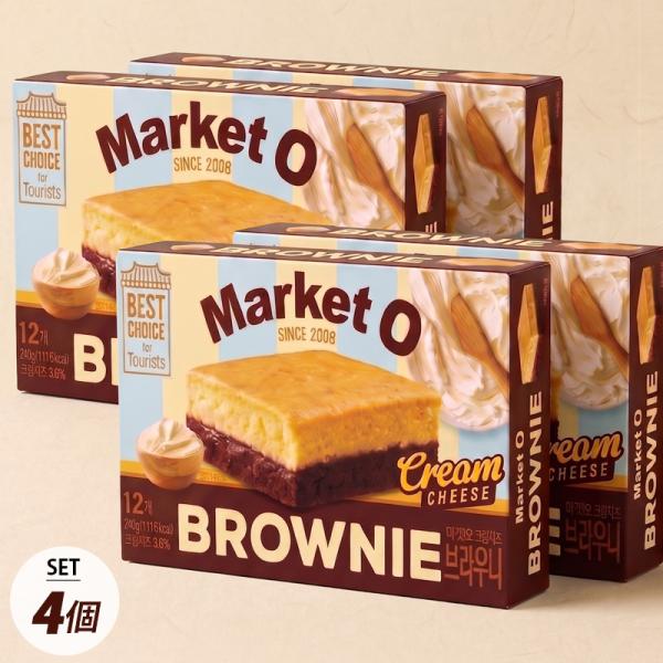 #商品の特徴 : POINT濃厚なカカオの風味とクリーミーなチーズが絶妙に組み合わさった「オリオン リアルブラウニー クリームチーズ」は、4個セット / 240g(20g×12p)×4個でお届けします。韓国から直送された特別なスイーツで、贅...