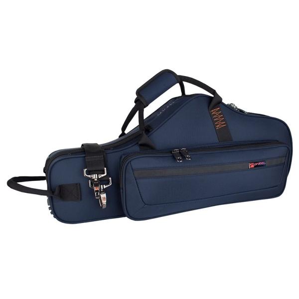 // Protec Alto Sax Case PRO PAC Contoured PB304CTBX Blue //非常に耐久性の高い1680バリスティックナイロンの外装に、軽量で衝撃を吸収する木製フレームに柔らかなクッションとベロアの裏...
