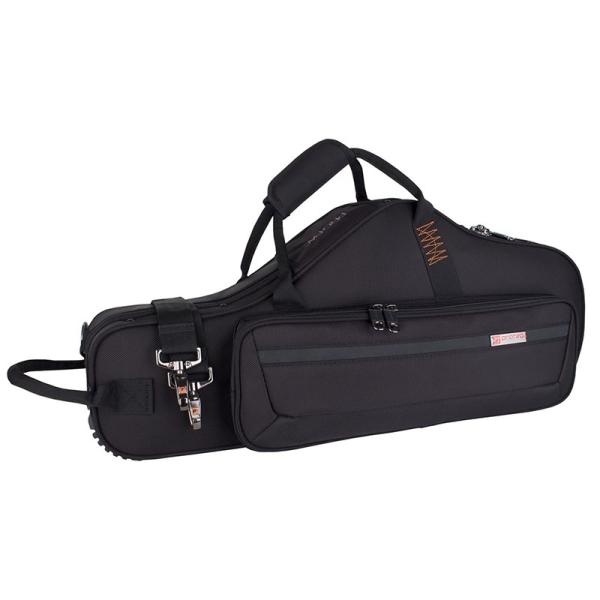 // Protec Alto Sax Case PRO PAC Contoured PB304CT Black //非常に耐久性の高い1680バリスティックナイロンの外装に、軽量で衝撃を吸収する木製フレームに柔らかなクッションとベロアの裏地...