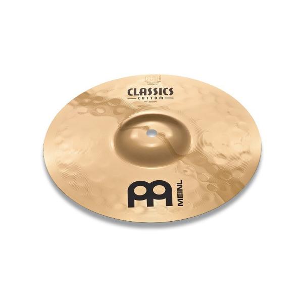 【MEINL 「Classic Custom」 Splash】他のシンバルと比べて銀の含有量が多いB10ブロンズ合金を使用。コンピューター制御によるハイテクな製造工程、ブリリアントフィニッシュによるモダンなルックスと、優れた音質が特徴。ロッ...